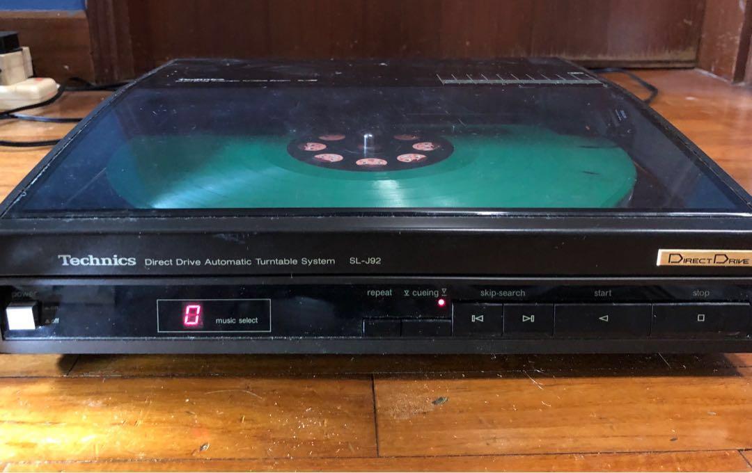 Technics SL-J92 Linear tracking turntable, Audio, Other Audio Equipment ...