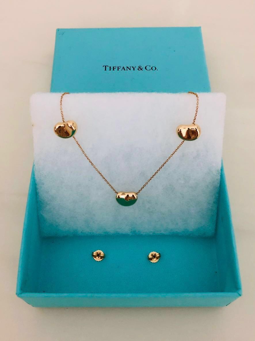 Tiffany & Co Bean Set, Women's Fashion, Jewelry & Organisers, Precious ...