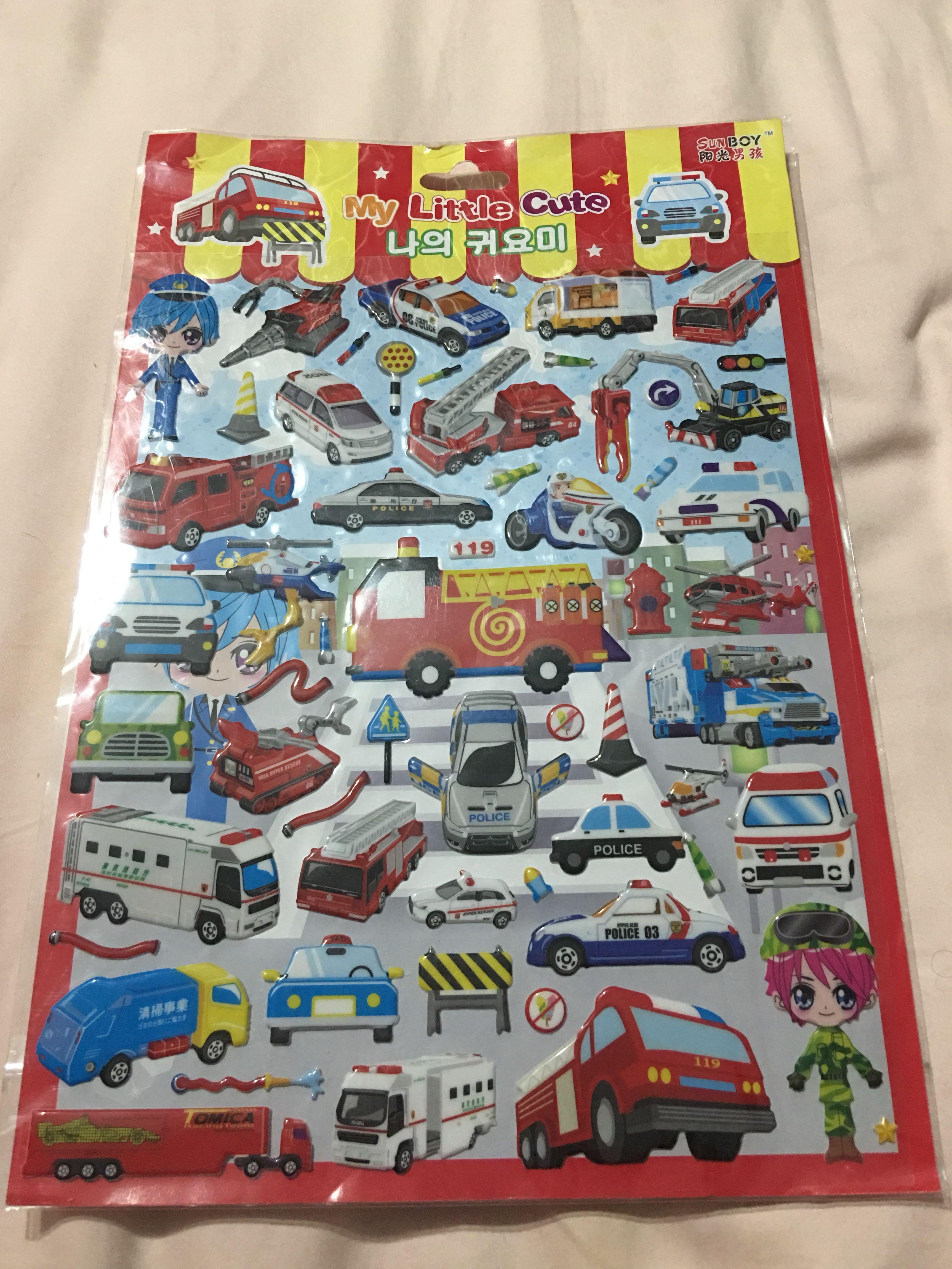 Vehicles Stickers, Hobbies & Toys, Stationery & Craft, Stationery ...