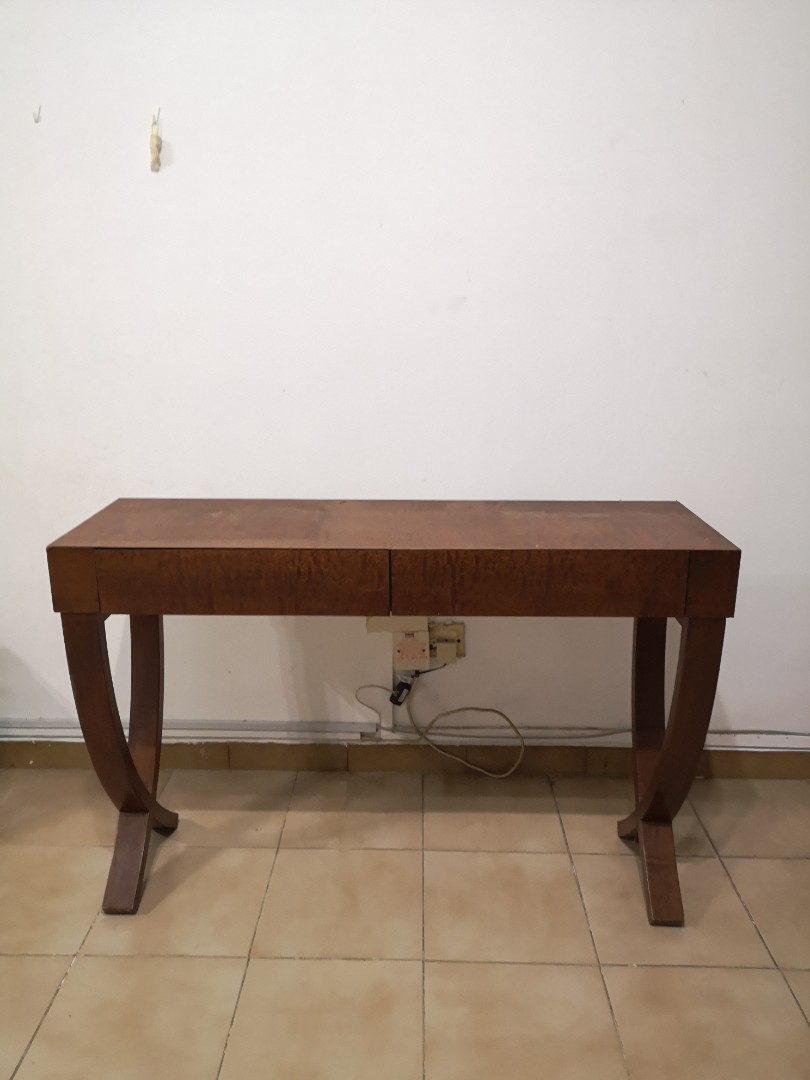 Wooden TV Console/Corridor Entrance Table, Furniture & Home Living ...