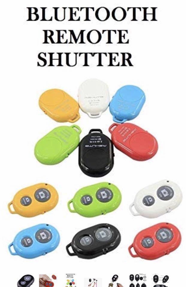 迷你藍牙無線快門搖控制 手機相機拍照拍攝 Bluetooth Wireless Remote Control Camera Shutter ...