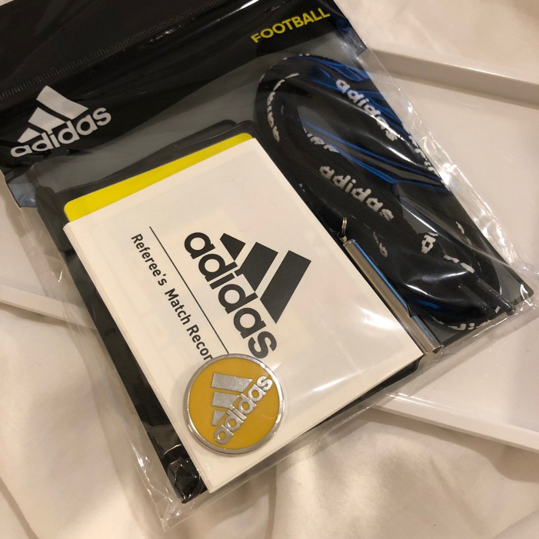 ADIDAS Referee Match Record booklet with Toss Coin, Sports Equipment ...