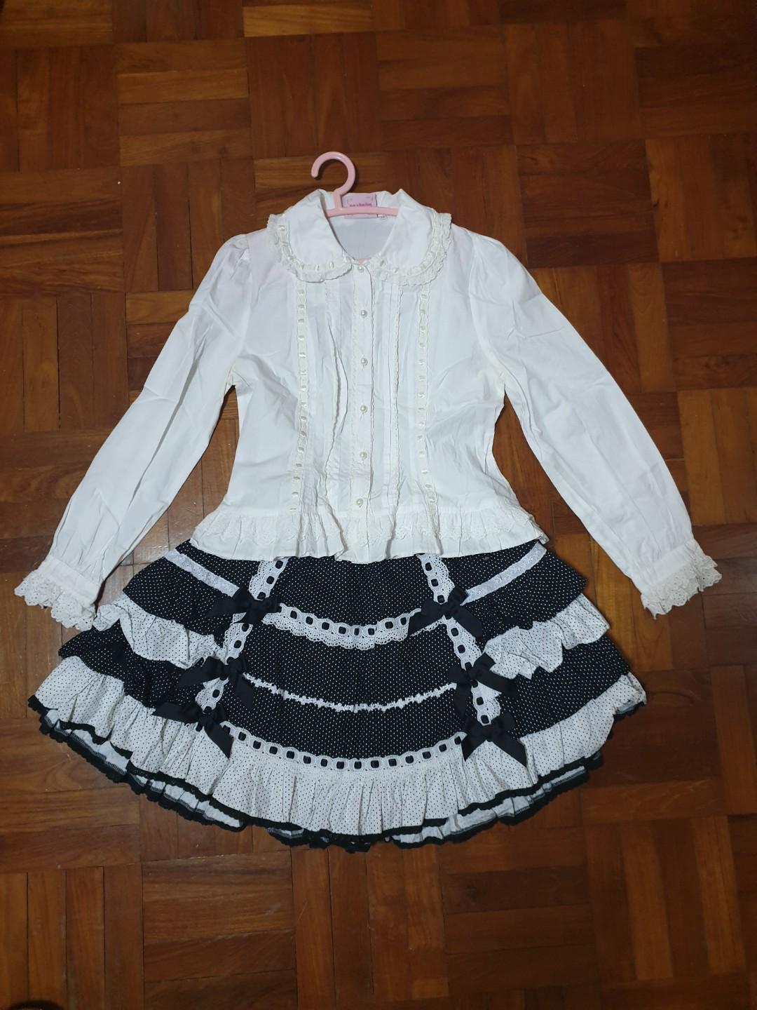 Anna House Lolita Set, Women's Fashion, Dresses & Sets, Sets or ...