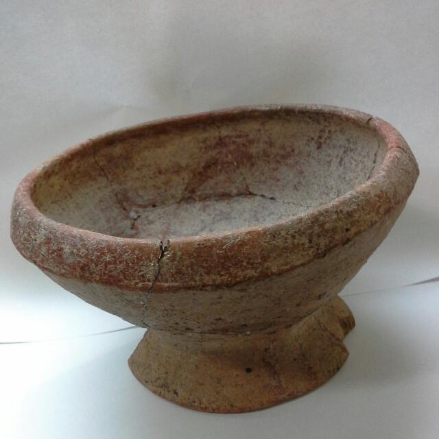 Antique Ban Chiang Thailand Ancient Pottery Bowl Pot, Furniture & Home ...