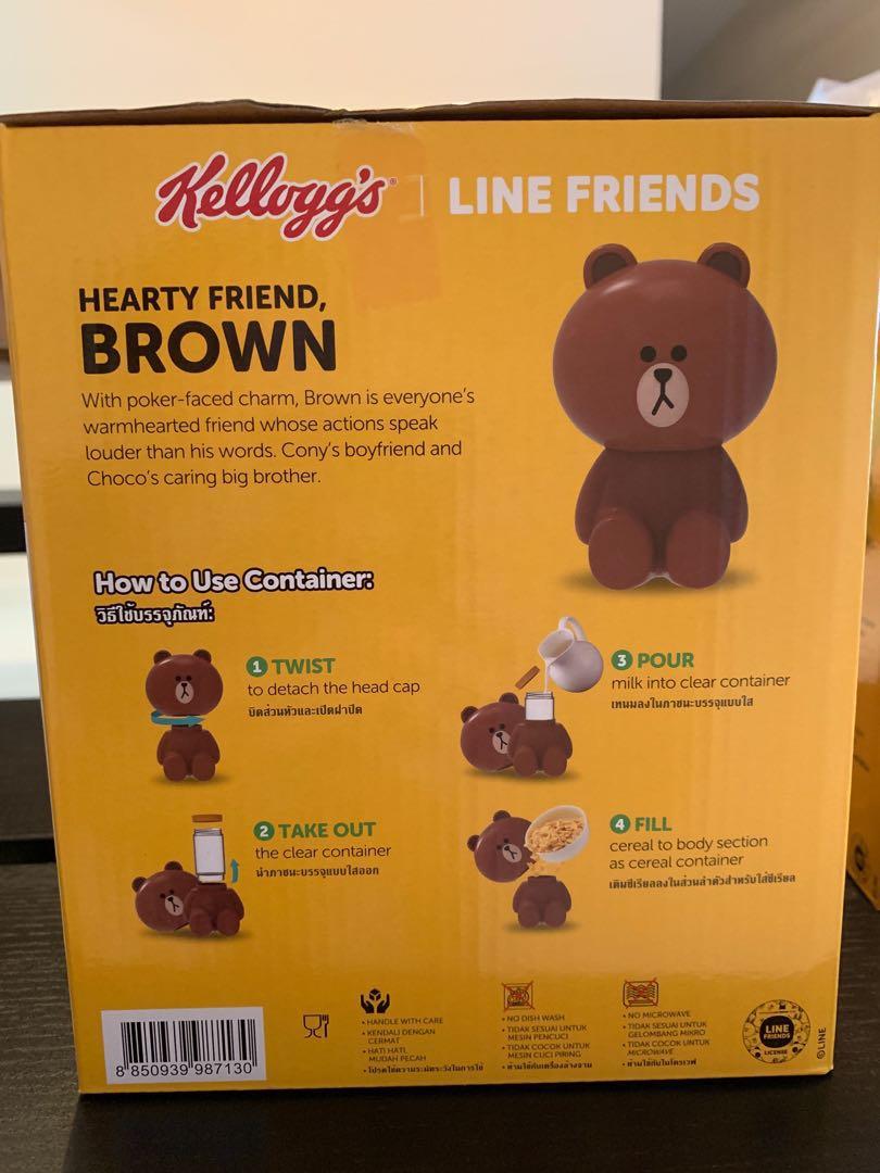 BN LINE Friends Cereal Container, Everything Else on Carousell
