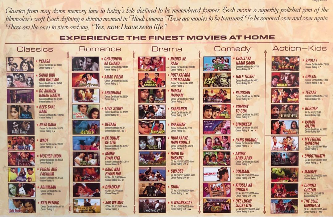 Bollywood - 50 Movie DVD Collection, Hobbies & Toys, Music & Media, CDs ...