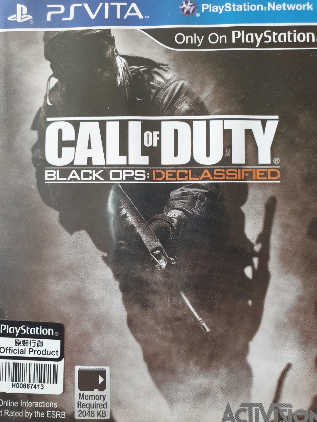 Call of Duty Black Ops: Declassified, Video Gaming, Video Games ...
