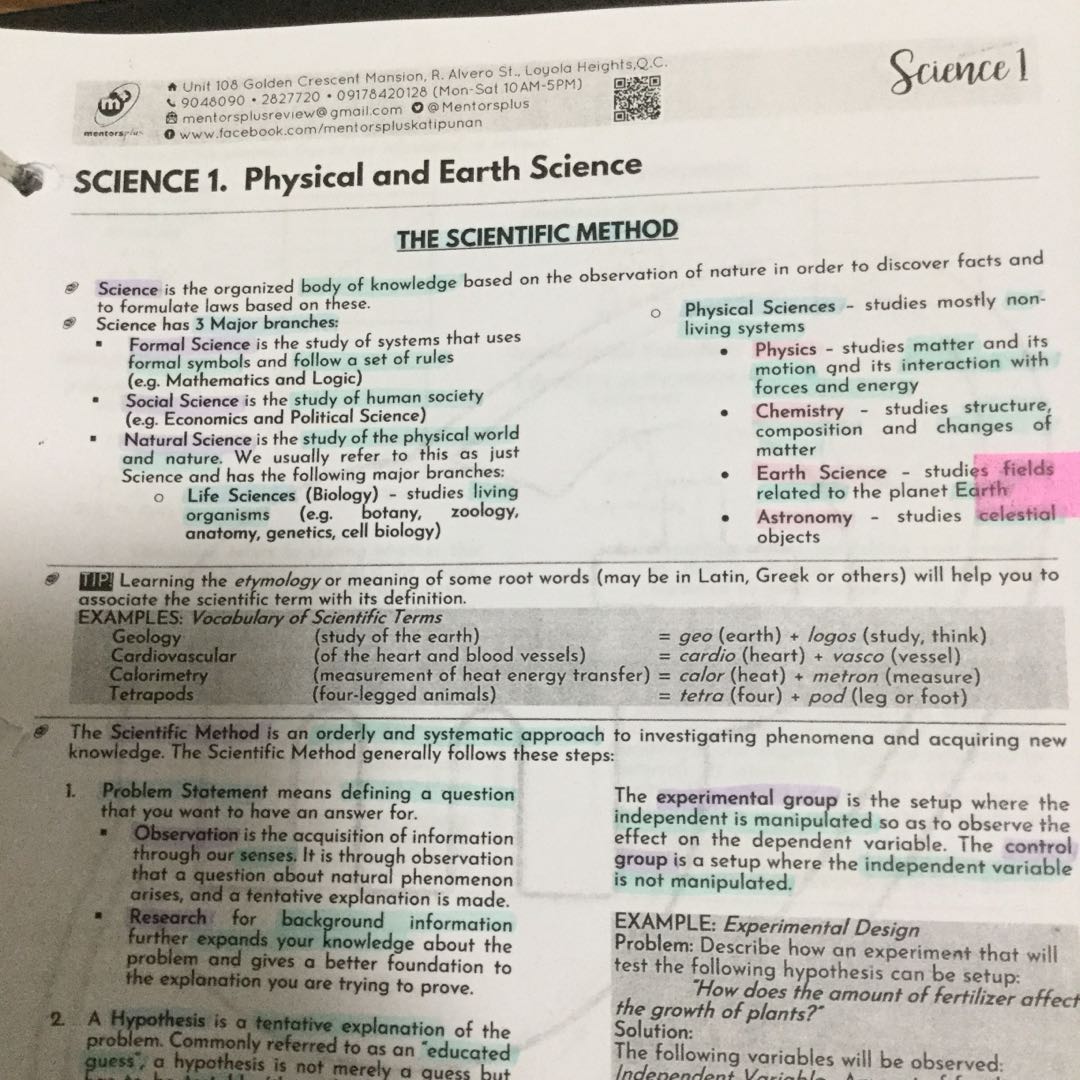 CET reviewer binder from Mentorsplus Review Center, Hobbies & Toys ...