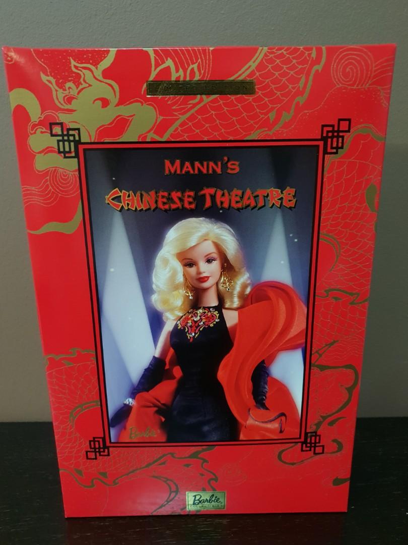 Collector Edition Barbie Doll ~ 1999 Barbie Mann's Chinese Theatre ...