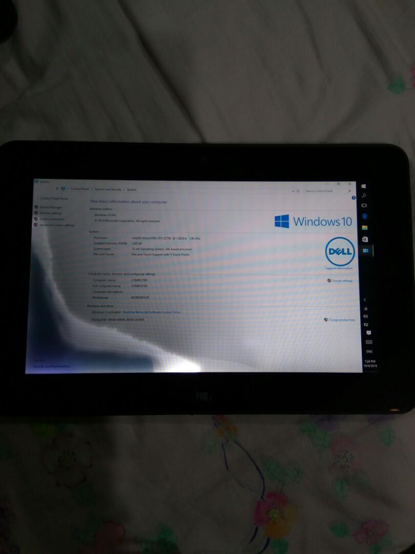 Dell Windows Tablet (10.1 Inch), Computers & Tech, Laptops & Notebooks ...