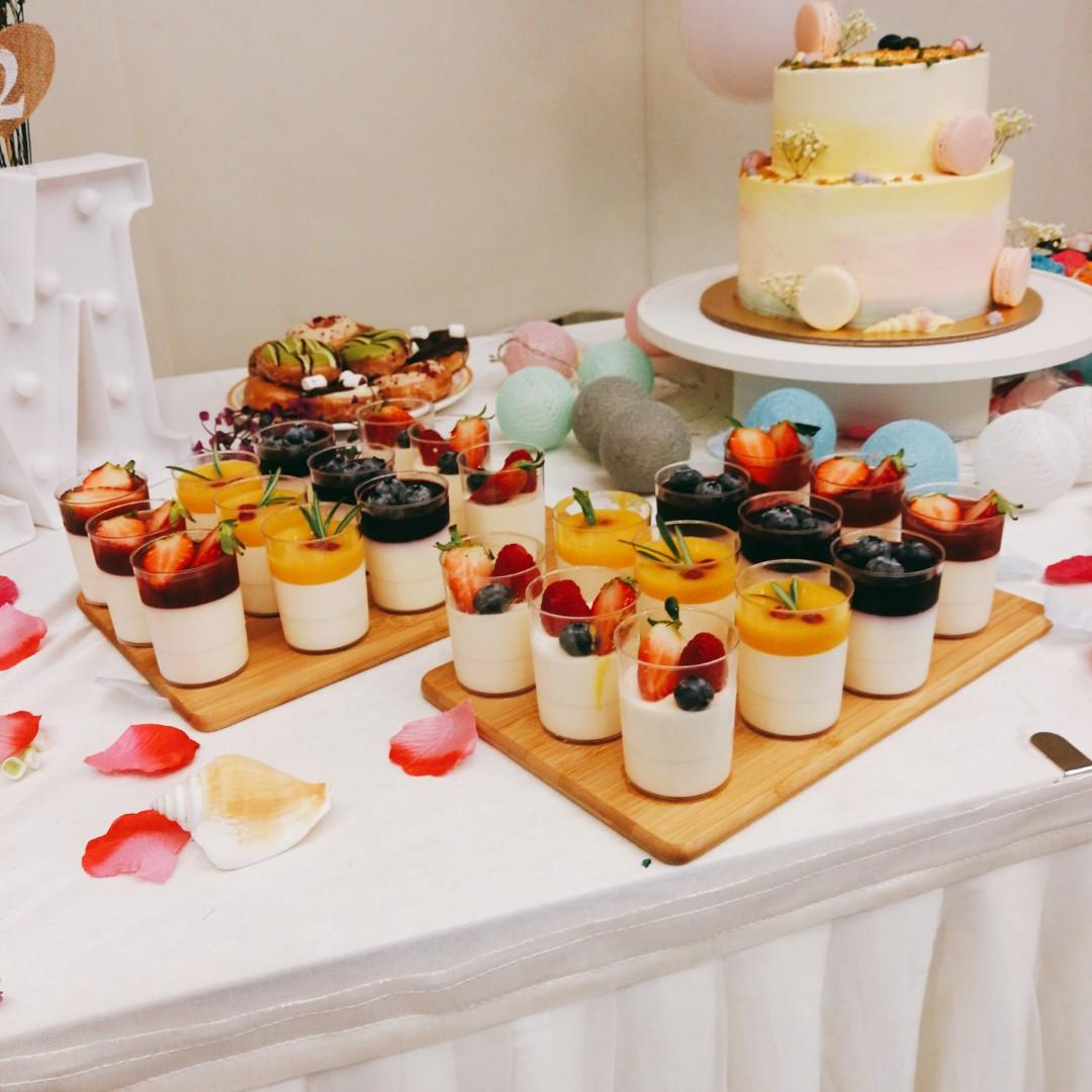 Assorted panna cotta, Food & Drinks, Homemade Bakes on Carousell