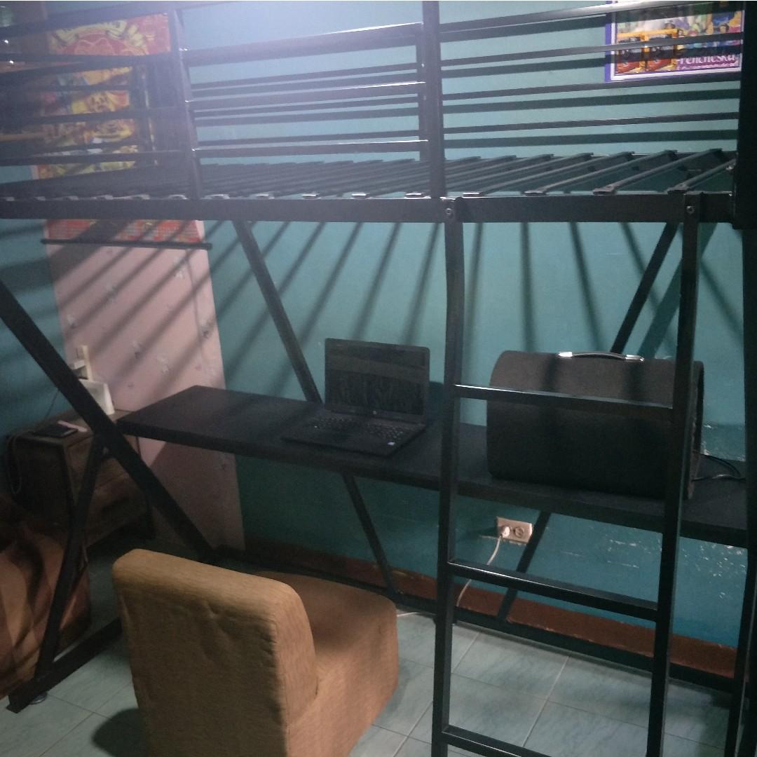 DOUBLE DECK WITH STUDY TABLE, Babies & Kids, Baby Nursery & Kids ...