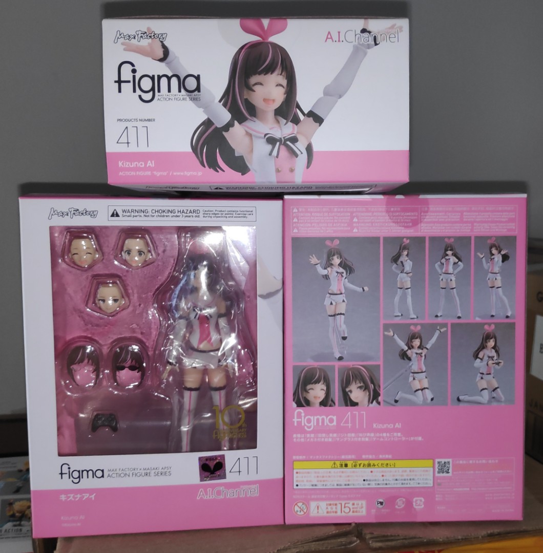 Figma Kizuna Ai, Hobbies & Toys, Collectibles & Memorabilia, Fan ...