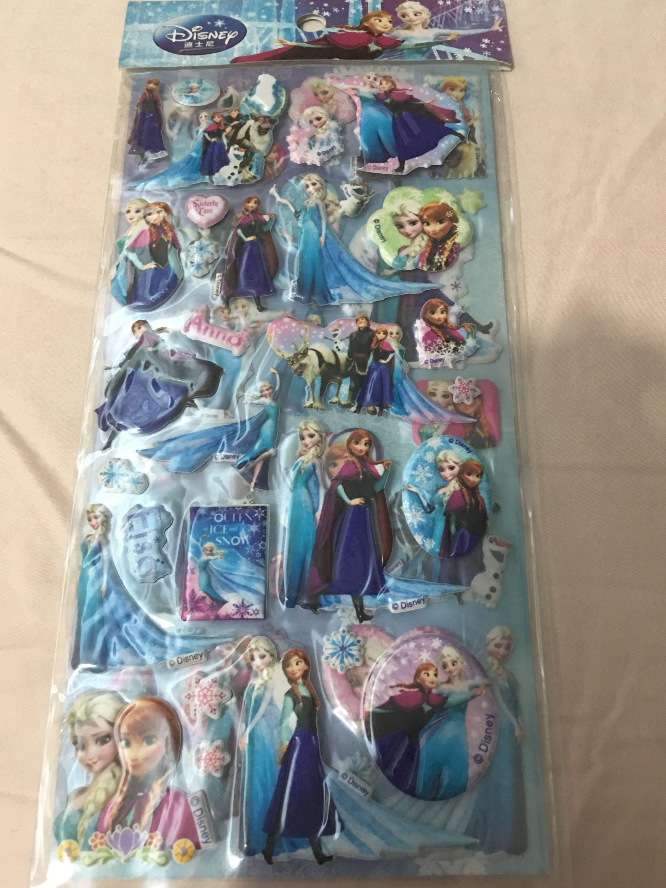 Frozen Stickers (2 pages), Hobbies & Toys, Stationery & Craft ...