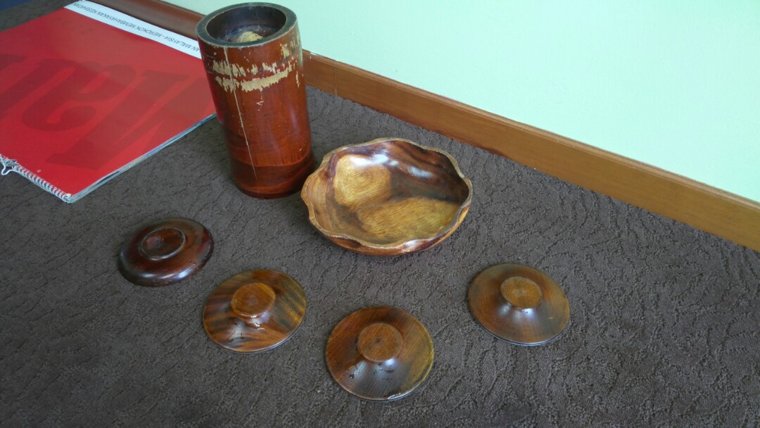 hiasan / decoration kayu & buluh jepun, Furniture & Home Living, Home ...