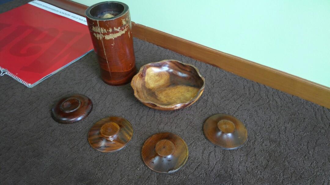 hiasan / decoration kayu & buluh jepun, Furniture & Home Living, Home ...