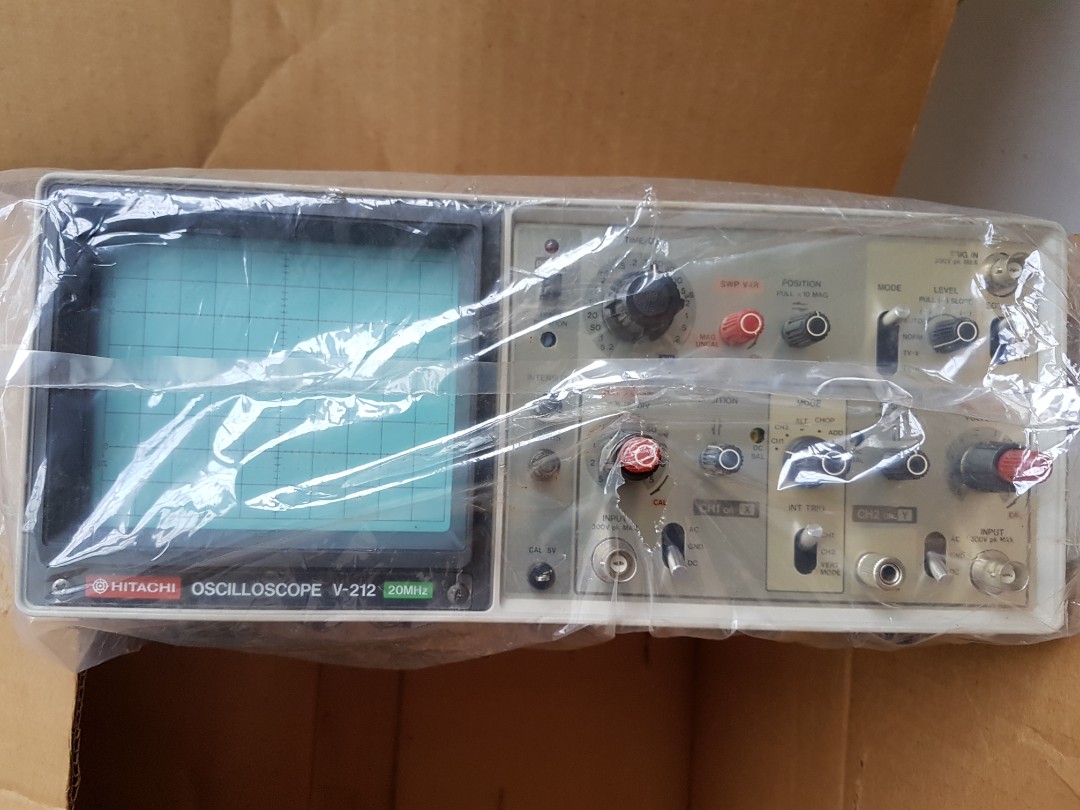 Hitachi Oscilloscope V-212, Computers & Tech, Parts & Accessories ...