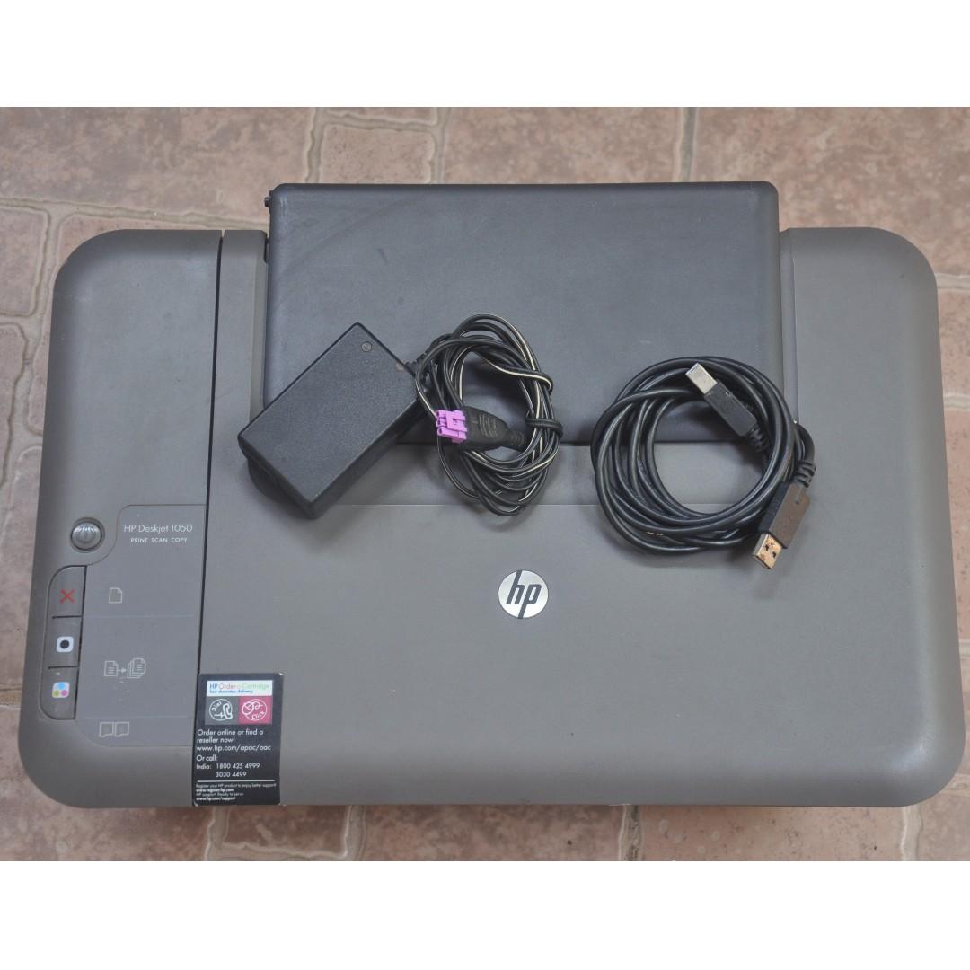 HP Deskjet 1050 J410a All-In-One Inkjet Printer, Computers & Tech ...