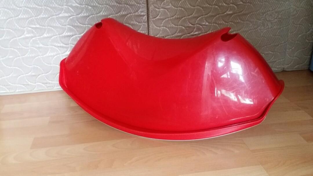 IKEA RUSIG Rocker Red Children Rocker, Babies & Kids, Baby Nursery ...
