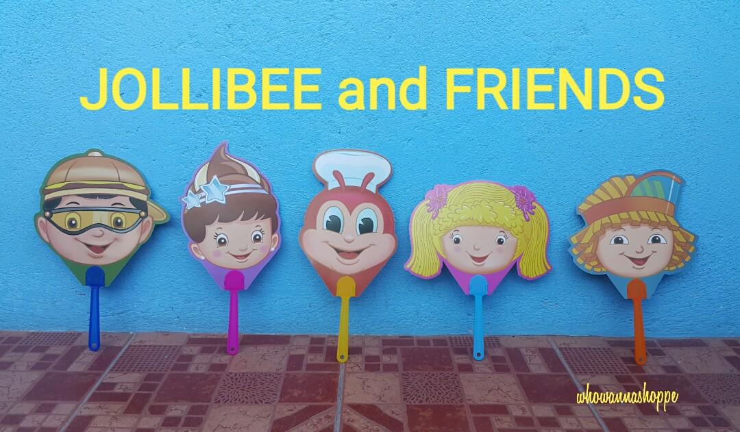 JOLLIBEE & FRIENDS Fan Set, Hobbies & Toys, Toys & Games on Carousell
