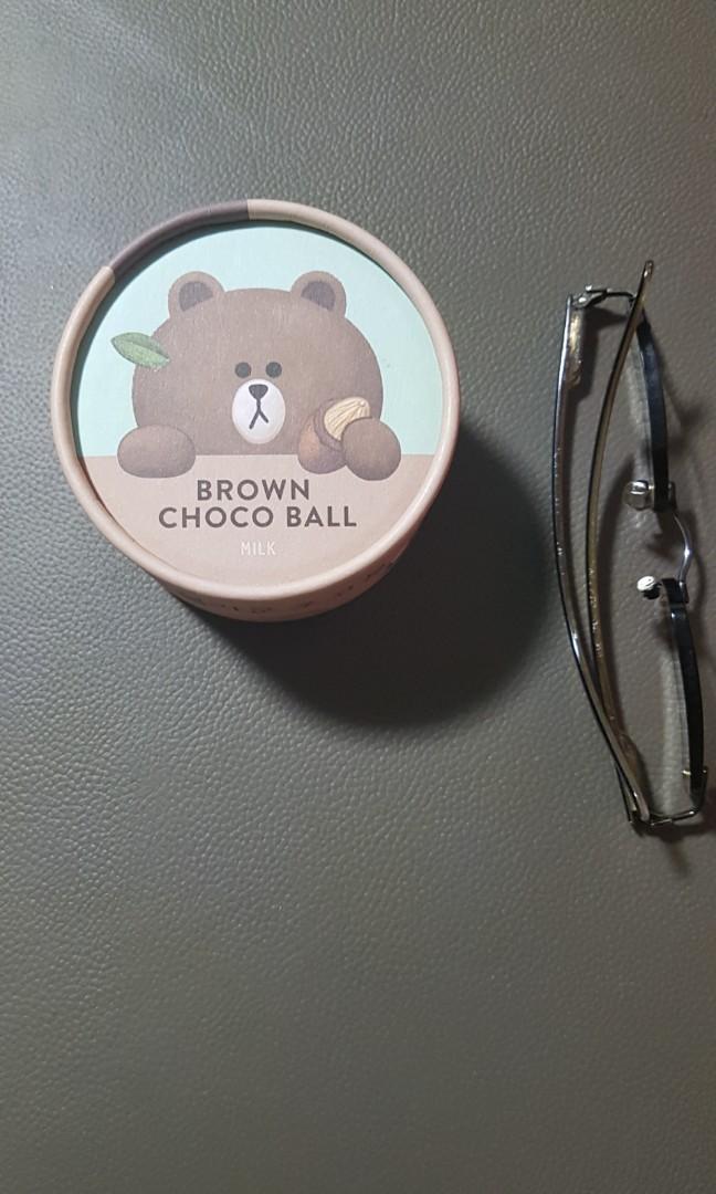 Korea Line Friends Choco Ball, Food & Drinks, Homemade Bakes on Carousell