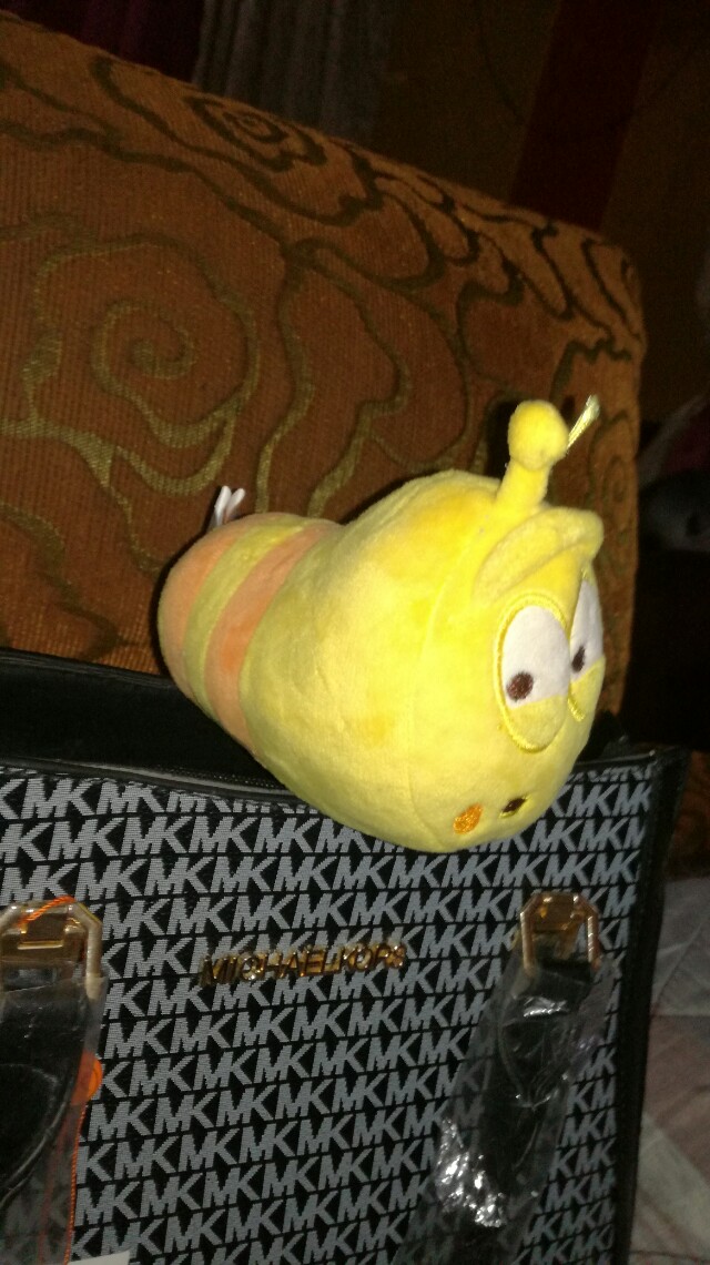 Larva Stuffed Toy, Hobbies & Toys, Toys & Games on Carousell