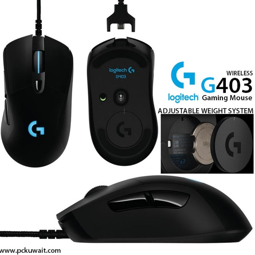 Logitech G403 wireless mouse, Computers & Tech, Parts & Accessories ...