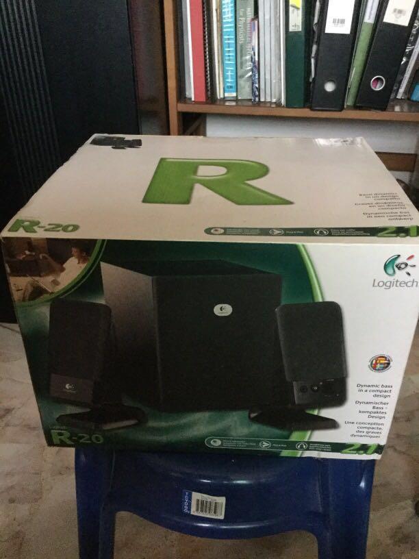 Logitech R20 speaker, TV & Home Appliances, TV & Entertainment ...