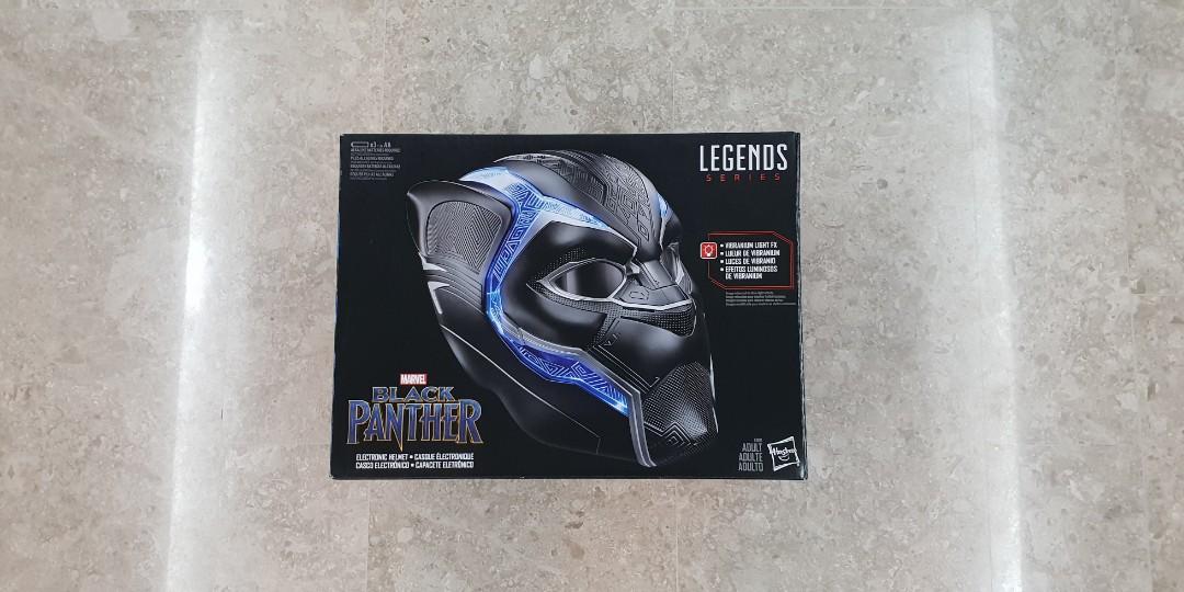 Marvel legends series black panther electronic helmet store