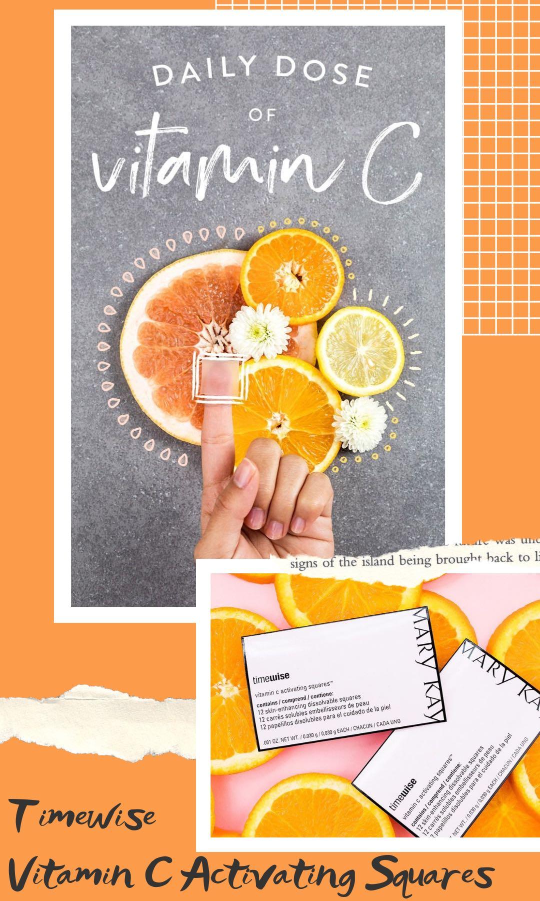 Mary Kay Vitamin C activating squares, Beauty & Personal Care, Face ...