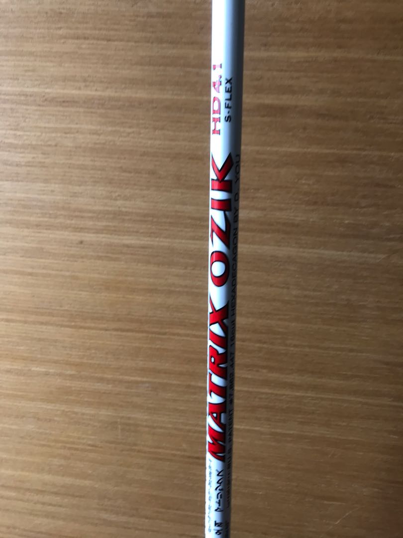 Matrix Ozik HD 4.1 S-flex driver Shaft with Titleist tip, Sports ...