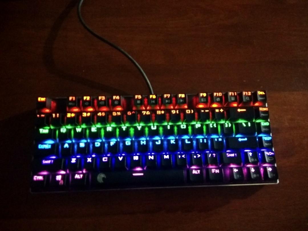 Mechanical Keyboard (E-Element Z88), Video Gaming, Gaming Accessories ...
