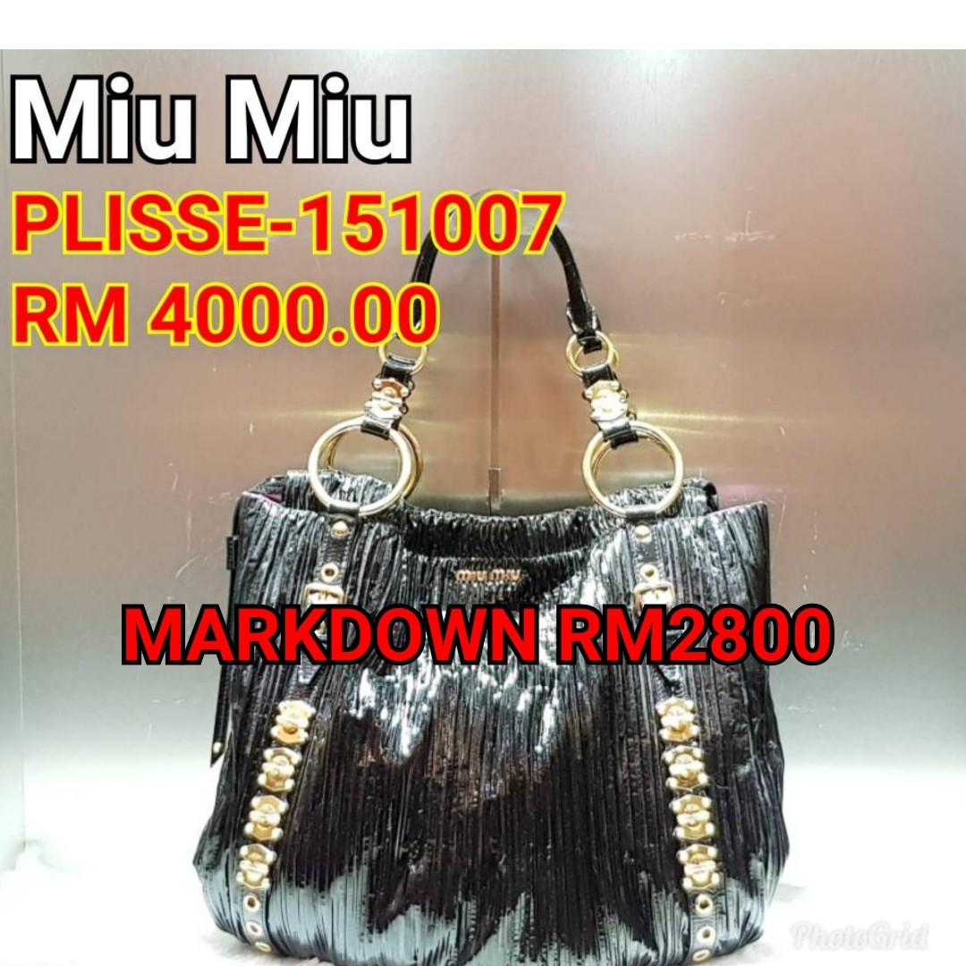 Miu Miu Handbag, Luxury, Bags & Wallets on Carousell