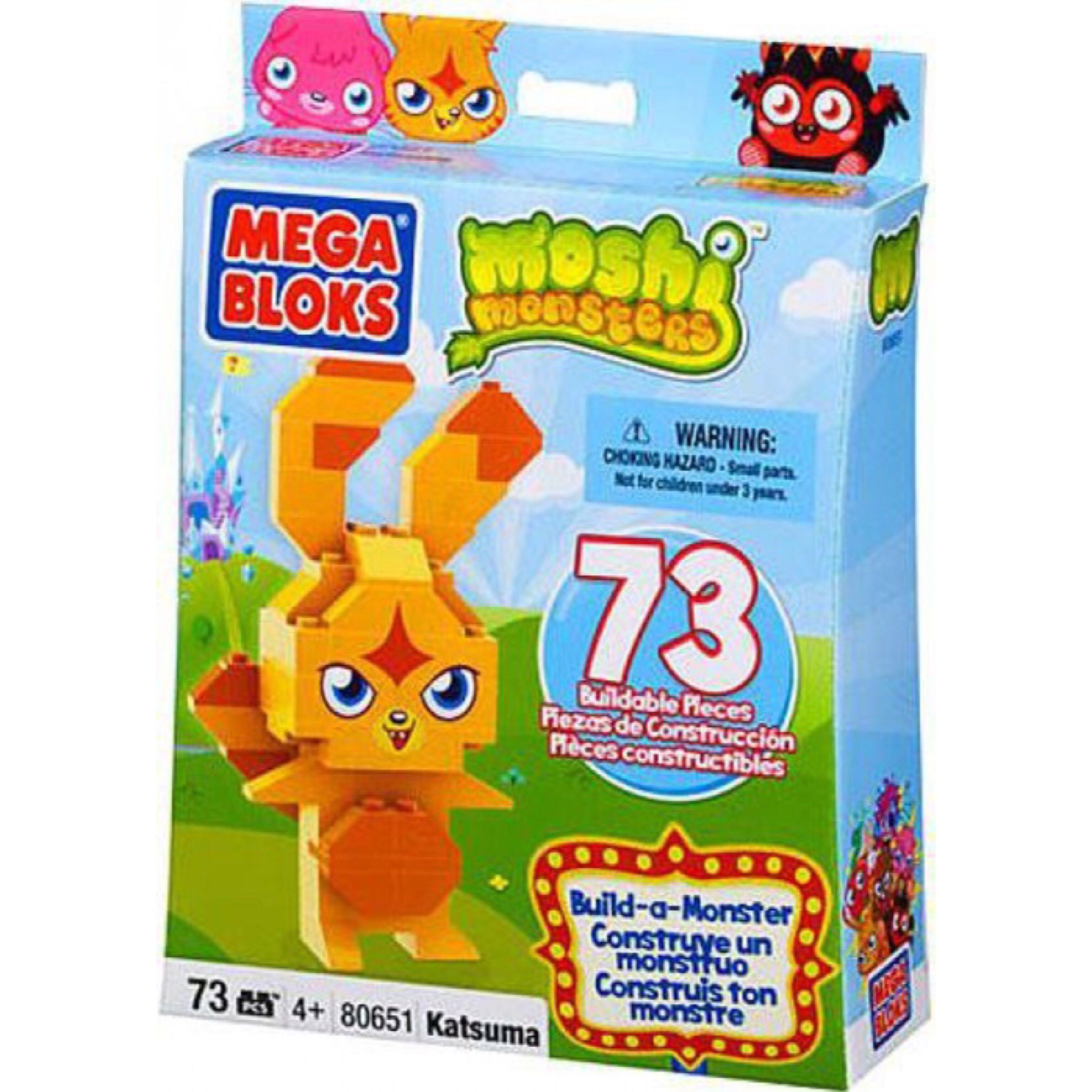 ~NEW~ MEGA BLOKS 80651 & 80637 Moshi Monsters Katsuma, Moshling Zoo and ...