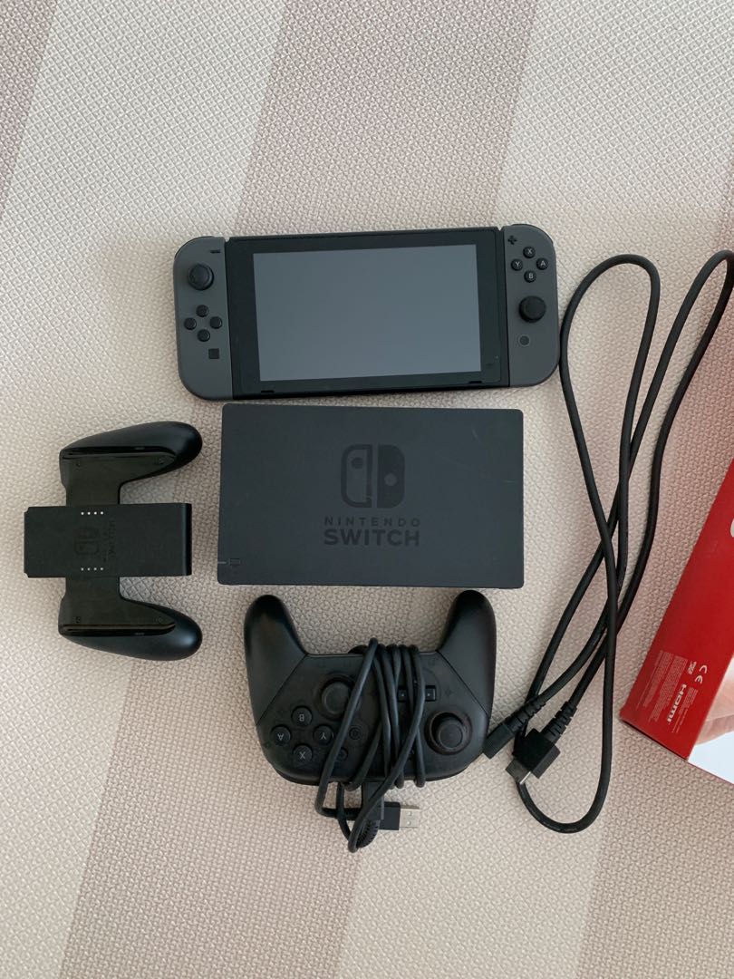 Nintendo Switch and Games and extra controller, Video Gaming, Video ...
