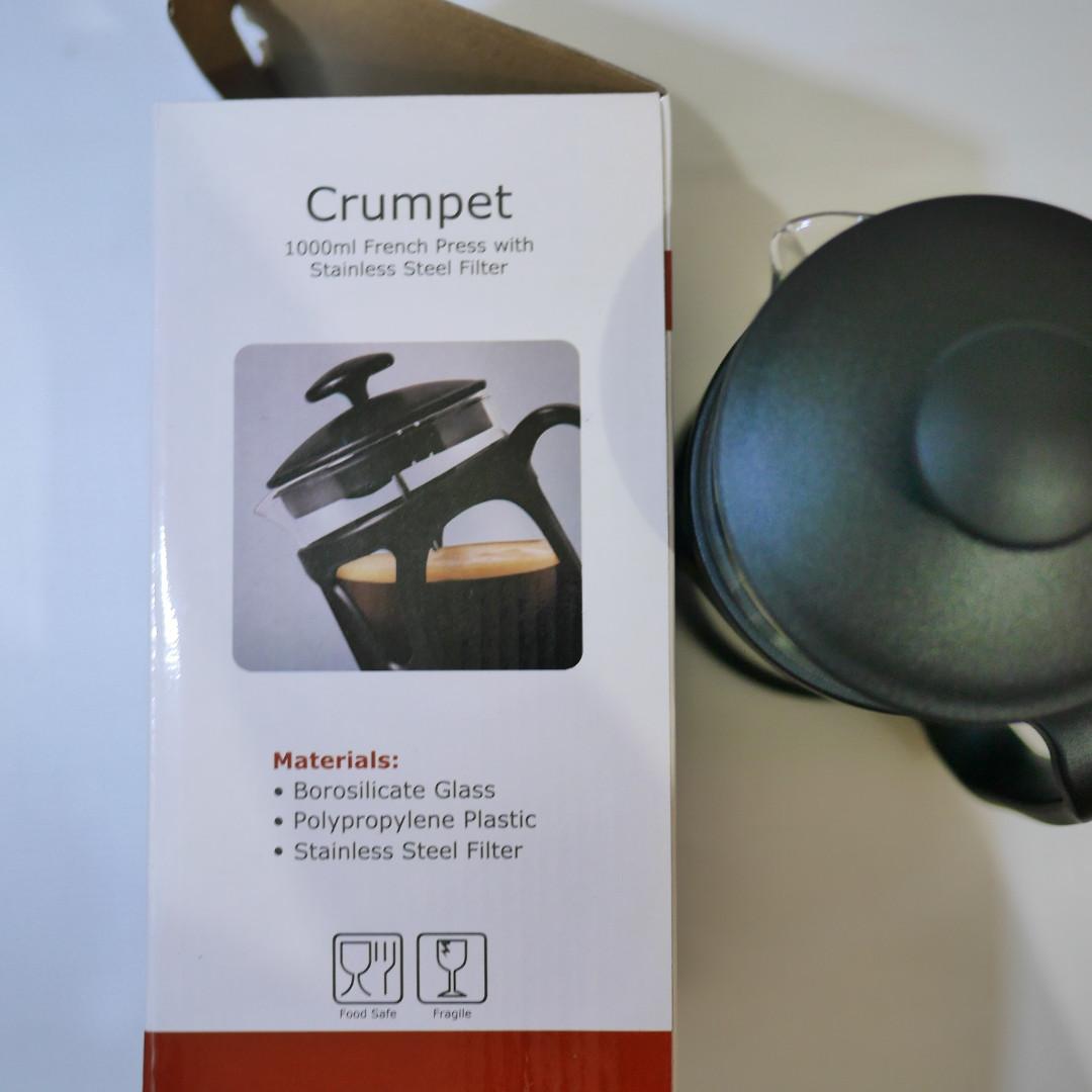 Omega Crumpet 1000ml French Press, TV & Home Appliances, Kitchen ...