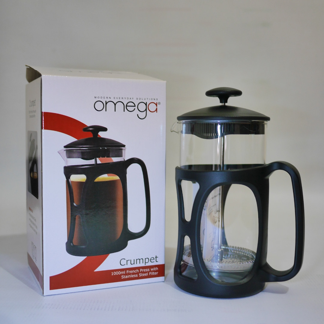 Omega Crumpet 1000ml French Press, TV & Home Appliances, Kitchen ...