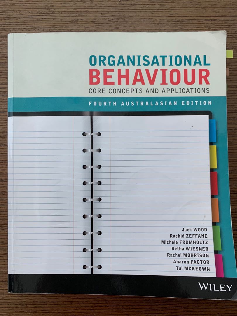 Organisational Behaviour Textbook (BUS293), Hobbies & Toys, Books ...