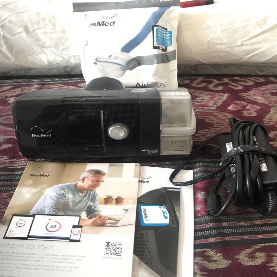 ResMed MyAir + new sealed P10 mask, Health & Nutrition, Face Masks ...