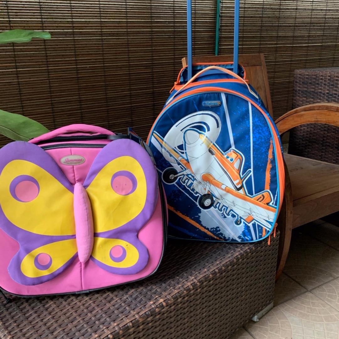Samsonite kids wheelie bags, Hobbies & Toys, Travel, Luggage on Carousell