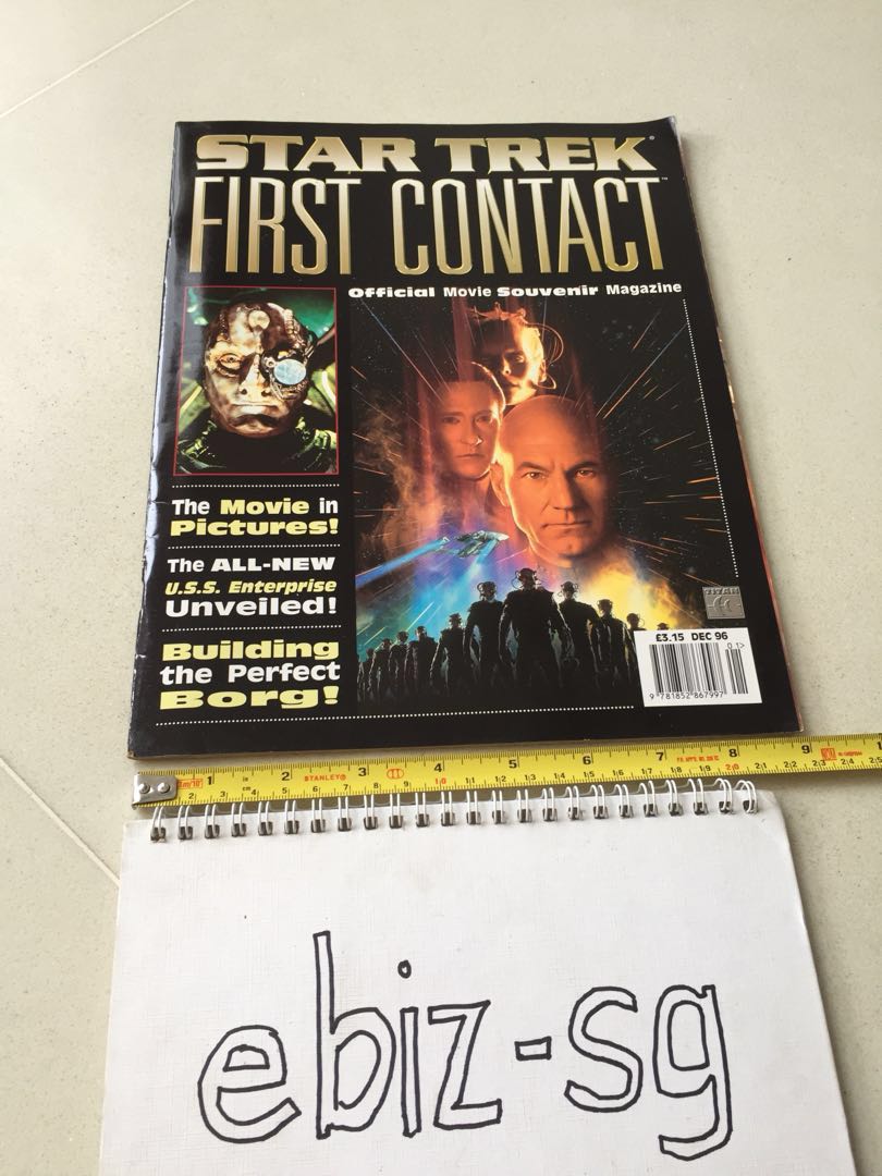 Star Trek first contact official Movie souvenir release collectible ...