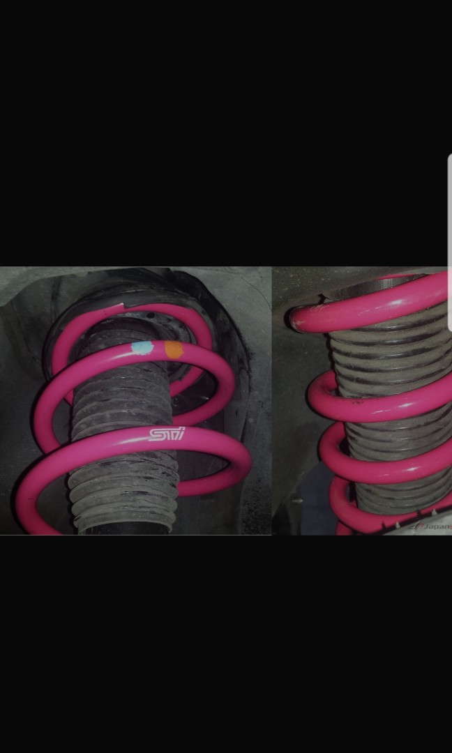 STI Pink Springs (Forester 12-17), Car Accessories, Accessories on ...