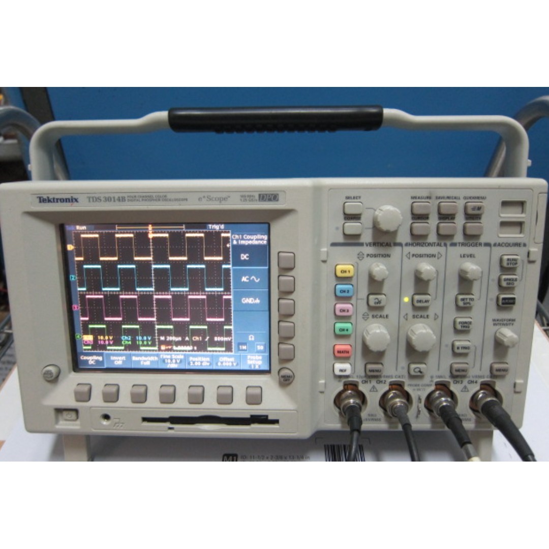 Tektronix TDS3014B or TDS 3034B 100MHz/300MHz Four Channel Color ...