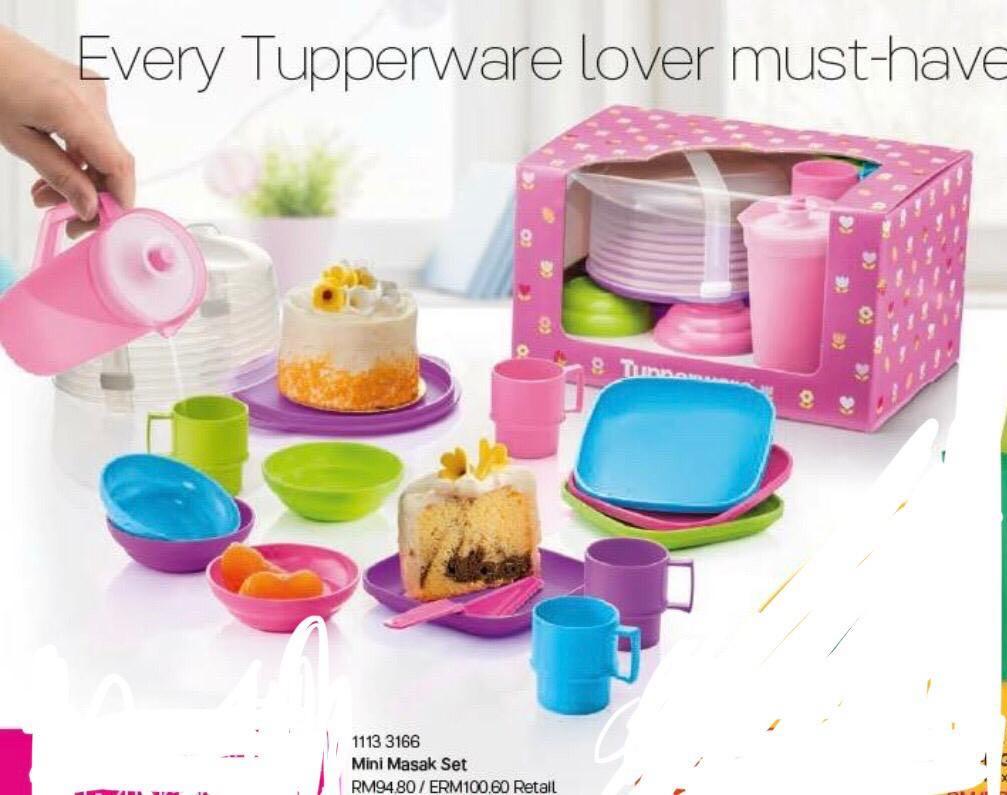 Tupperware Brands Mini Masak Set, Hobbies & Toys, Toys & Games on Carousell