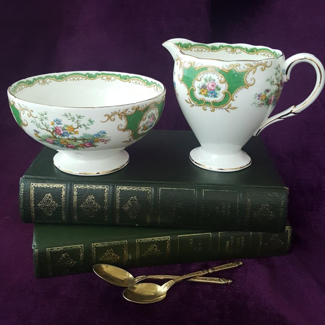 1930s Foley Broadway Vintage Tea Set, Bird of Paradise, Made in England ...