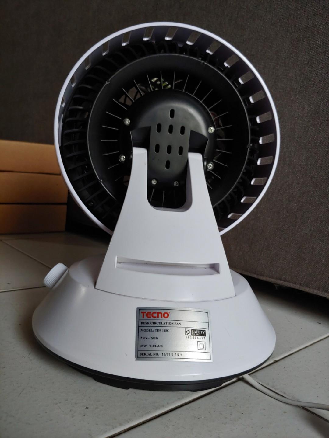 Air circulator tecno fan high velocity, Furniture & Home Living ...