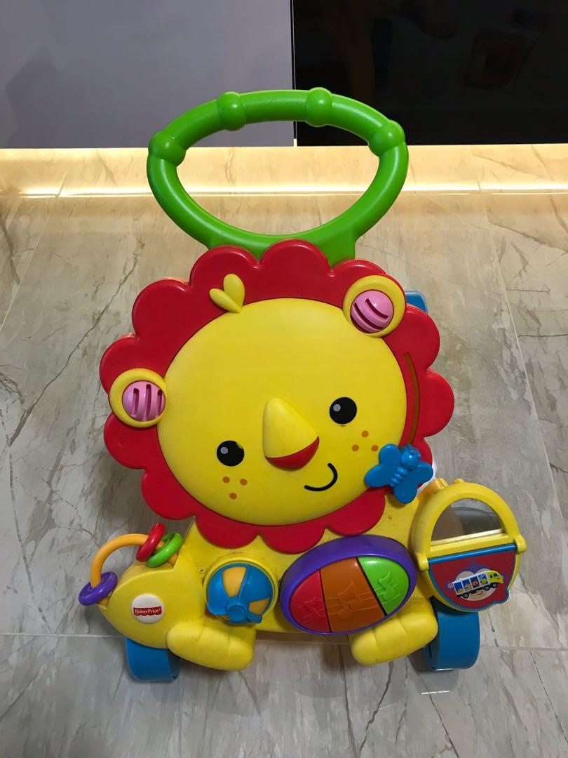 Fisher Price Musical Lion Walker, Babies & Kids, Infant Playtime on ...