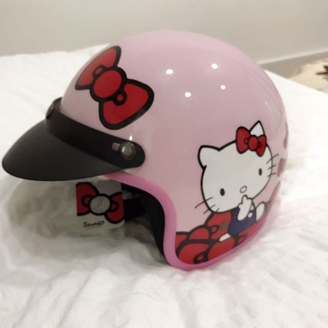 Hello Kitty Helmet, Car Accessories on Carousell