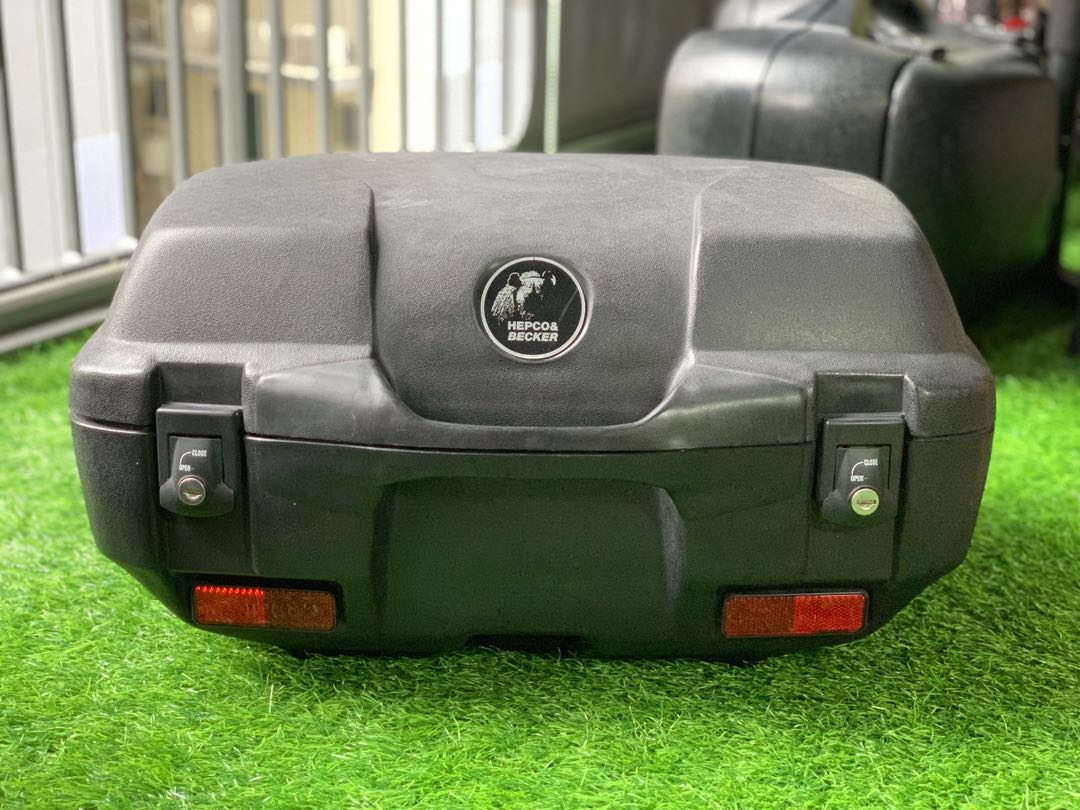 Hepco & Becker Top Box 45L with Rack, Motorcycles, Motorcycle ...