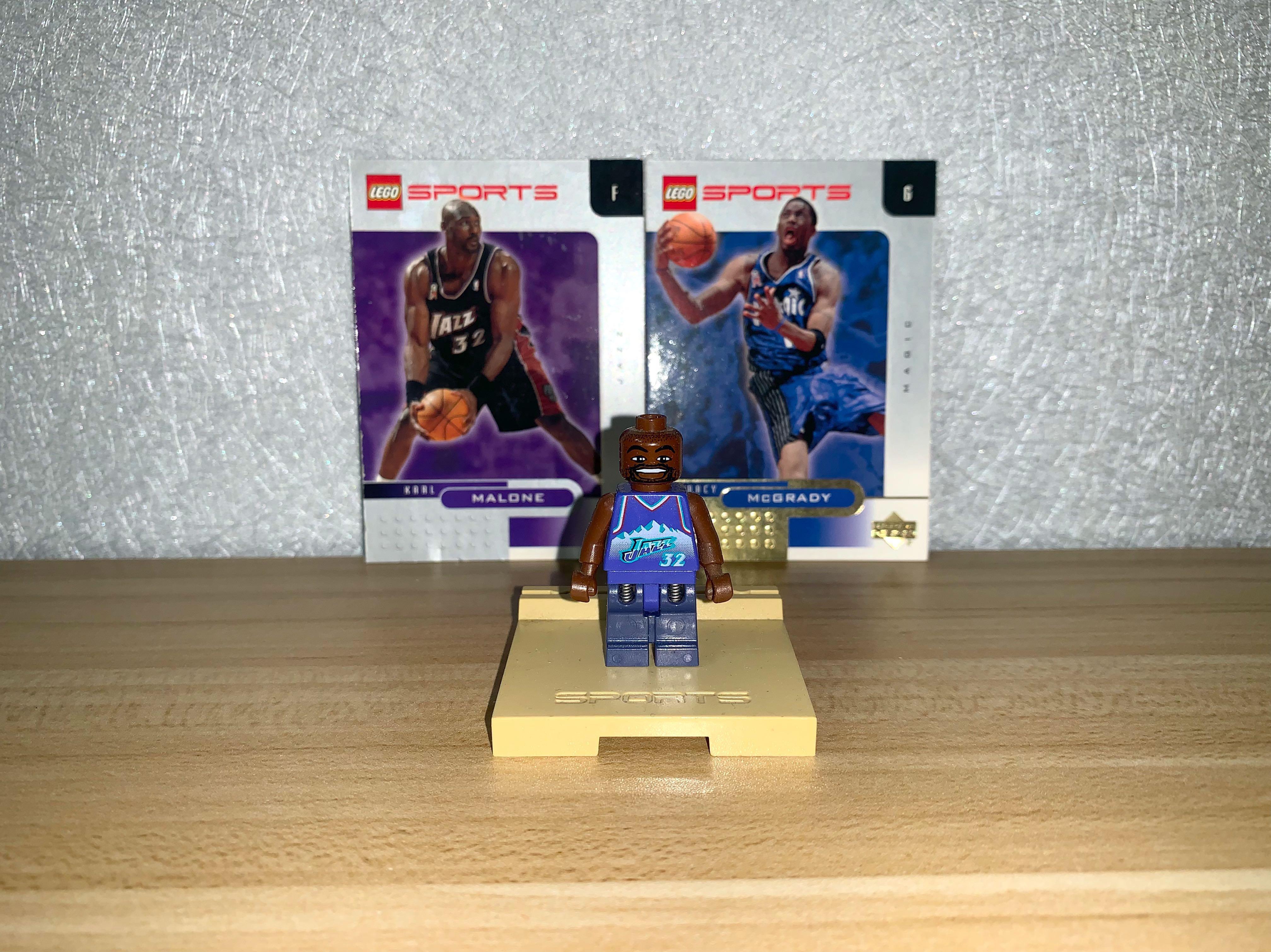 LEGO 人仔 Minifigures NBA Card 絶版 經典珍藏卡 Iverson Houston Francis Webber ...